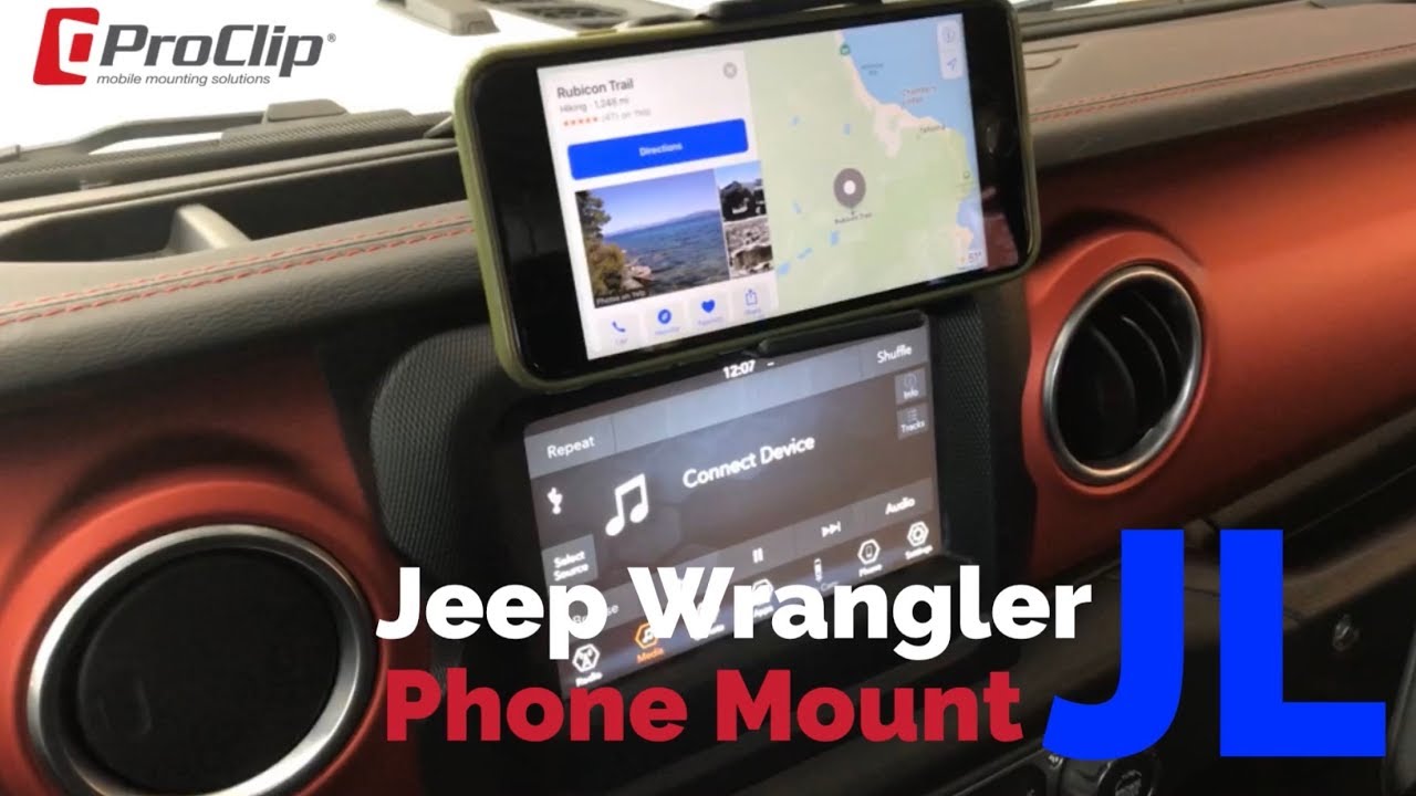Best Phone Mount for Jeep Wrangler JL