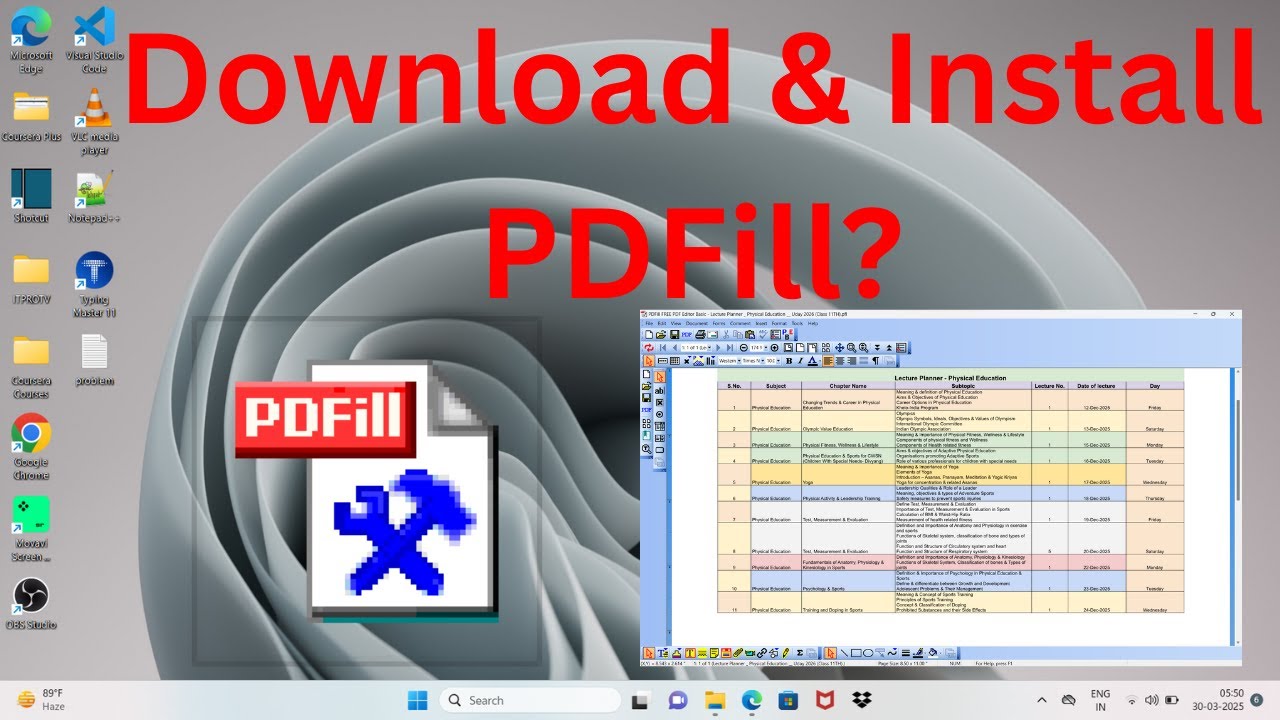 How to Download & Install PDFill in Windows 11? - YouTube