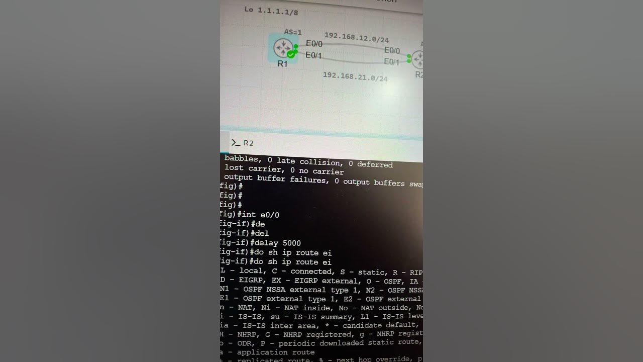 Eigrp lab in cisco modeling labs path selection optimization #cisconetworks #ciscose - YouTube