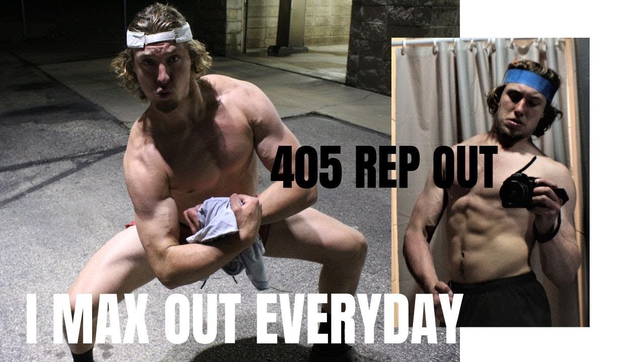 Full Brute Strength Workout| Sumo 405lb Rep Out!!!!! - YouTube