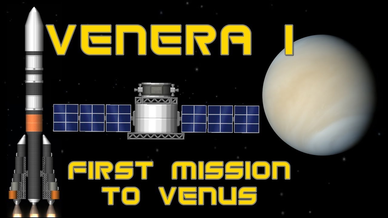 Venera 1 - First Mission to Venus | SpaceFlight Simulator (SFS) - YouTube