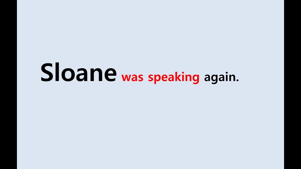12 Sloane was speaking - YouTube