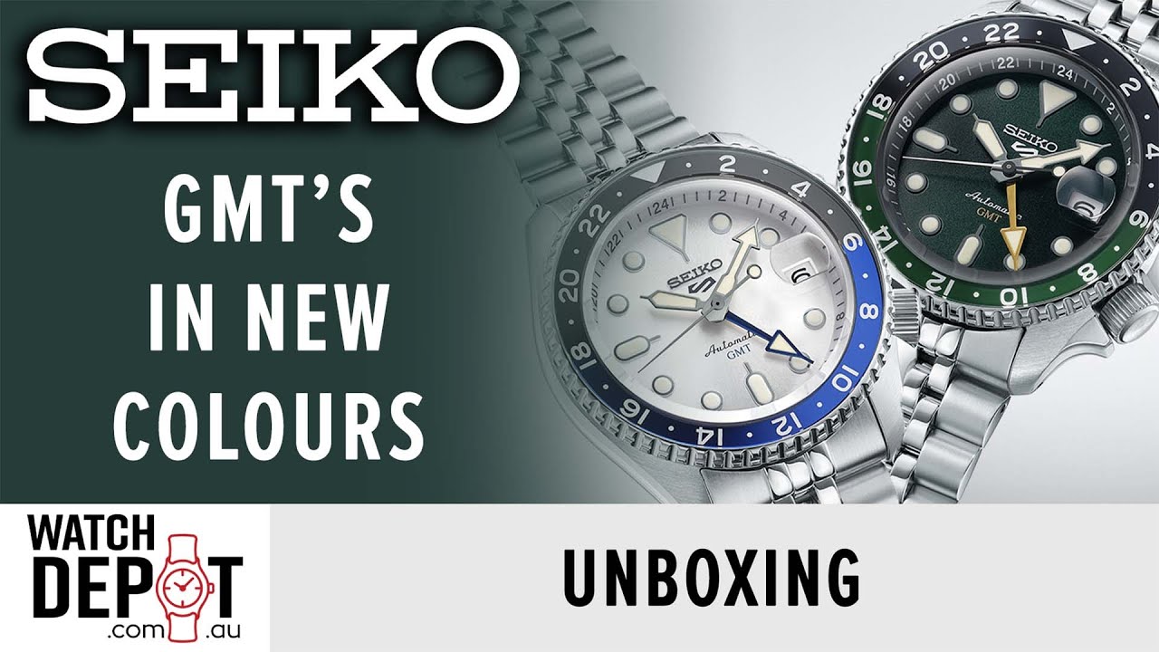 Unboxing the NEW Seiko 5 SKX GMT's | SSK035K & SSK033K - YouTube