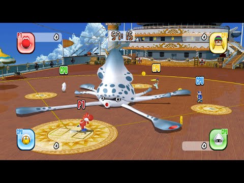 Mario Super Sluggers Blooper Baserun - YouTube
