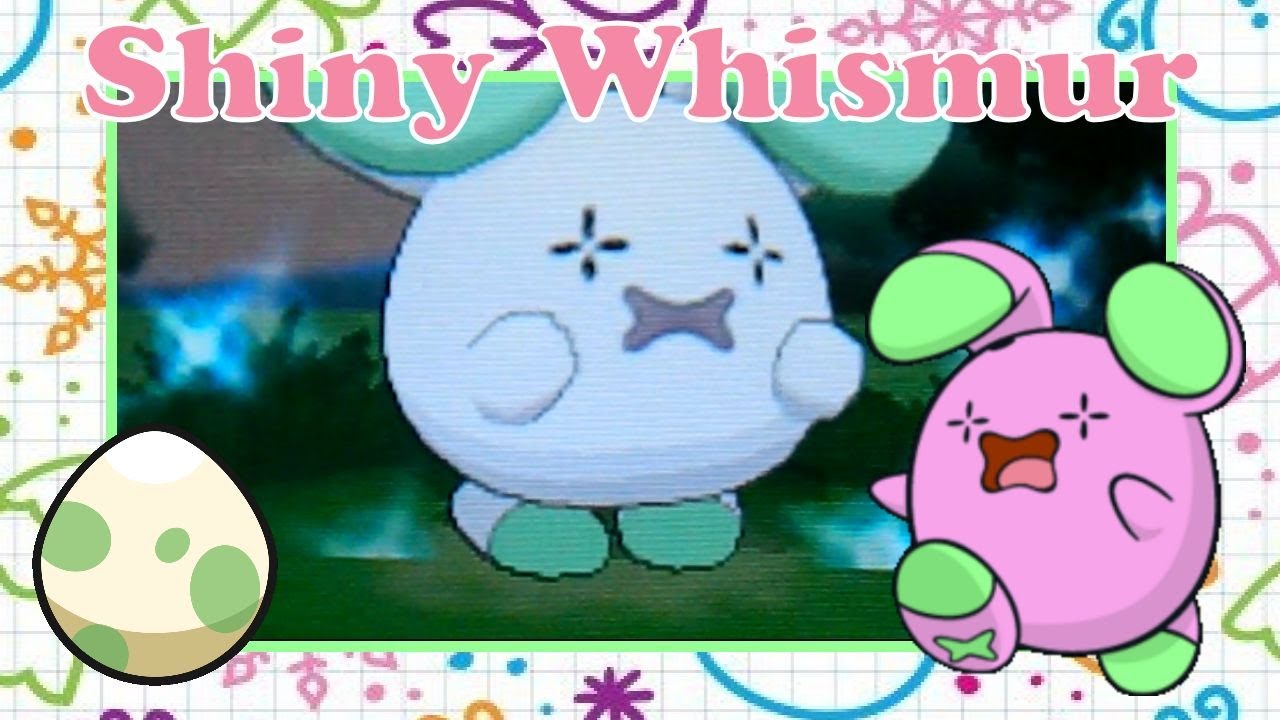 3 in 1 Day! Shiny Whismur on Pokemon X after 20 eggs! - YouTube