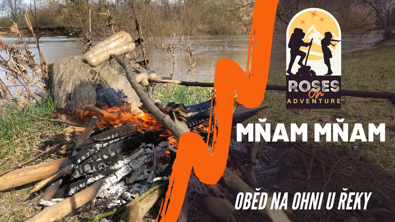 Mňam mňam - oběd na ohni u řeky - YouTube