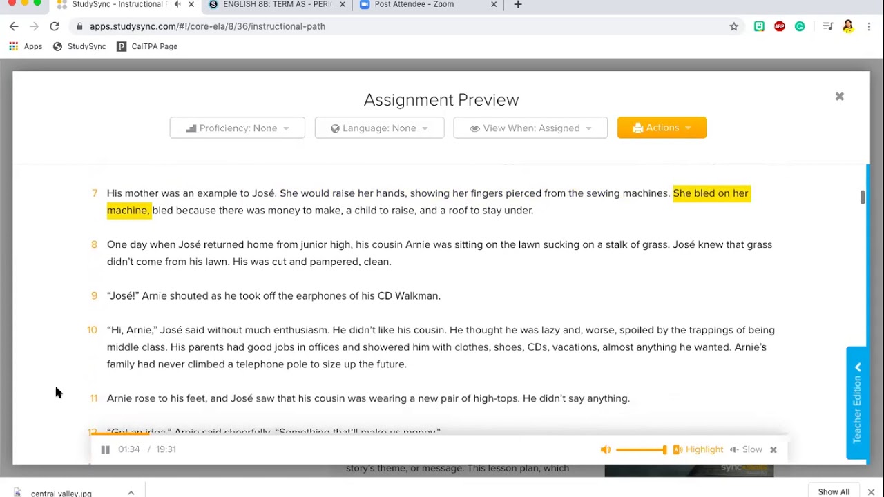 8th grade Born Worker Part 1 - YouTube