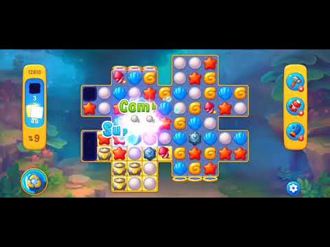 Fishdom Easy Level 12810 (with ingame lightning and bomb boosters ...