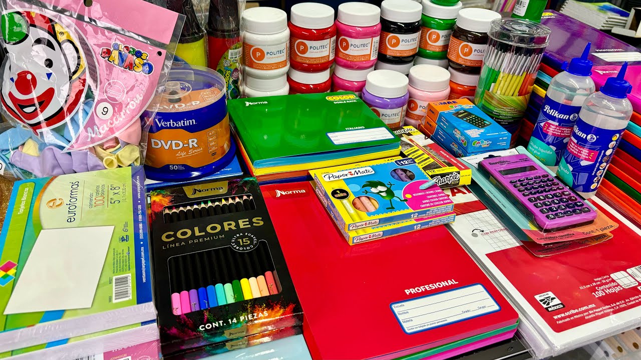 Unboxing Papelerias Tony y Casa Marchand | Regreso a clases 2024 🎒😇 ...