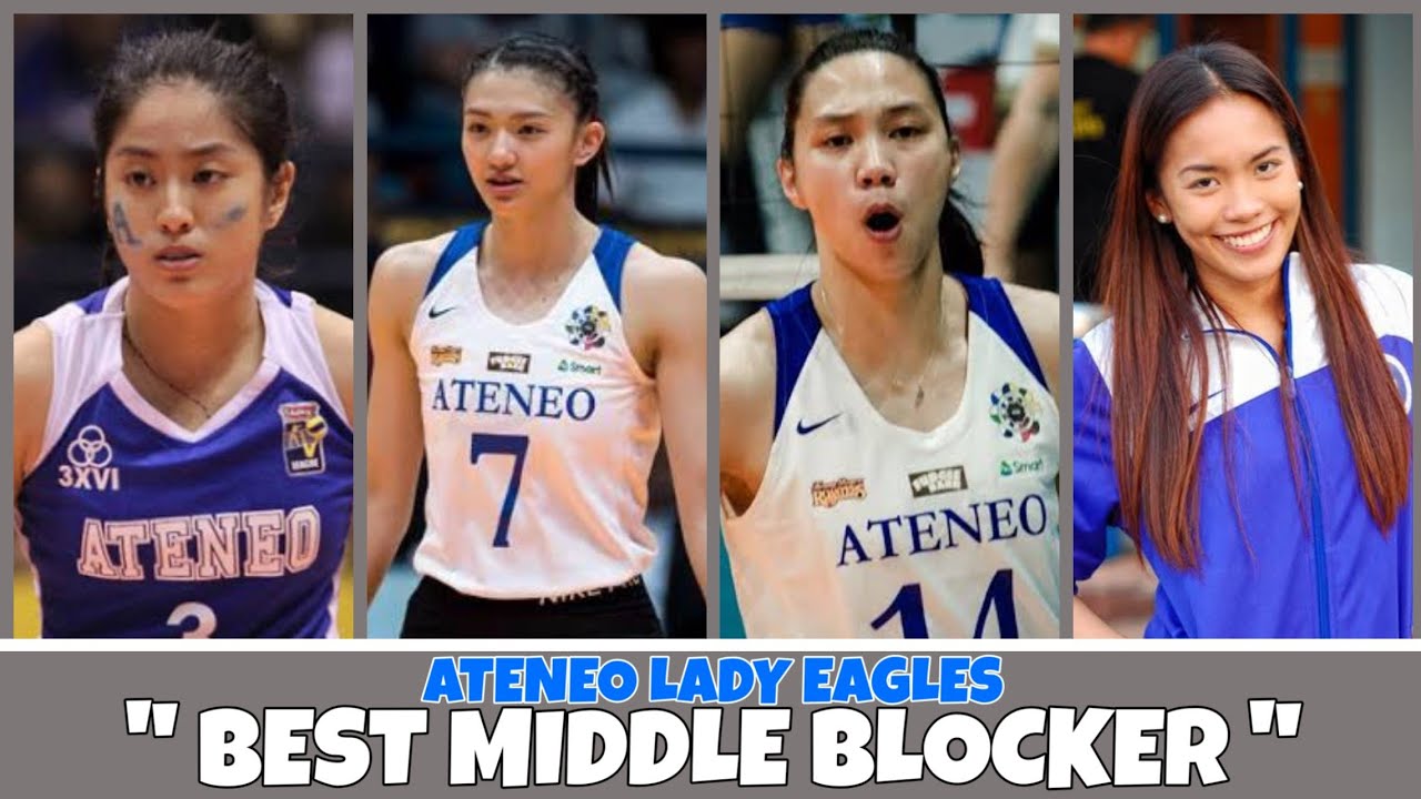 Top 7 Best MIDDLE BLOCKER From Ateneo Lady Eagles| UAAP Women's ...