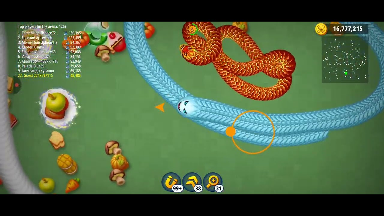 Worms Zone Hacker Ghost Snake || Worms Zone Battle Killer Snake - YouTube