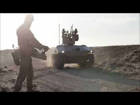 Russian military robot 'Soratnik' - YouTube