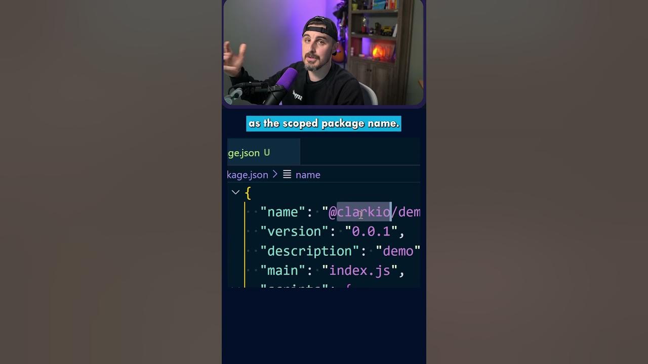 Building a package.json file with npm init - YouTube