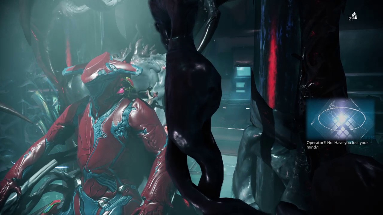 Warframe how to cure yourself from the spot of the waframes neck - YouTube