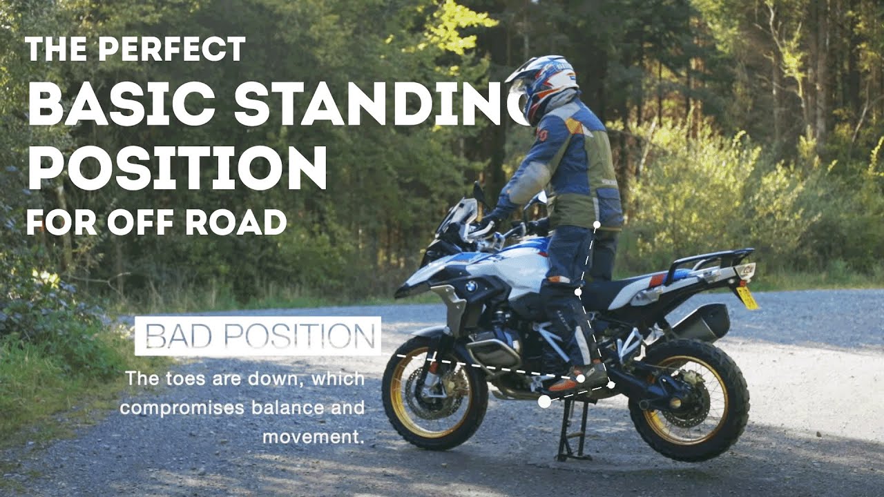 The Perfect Basic Off Road Standing Position - Mini-Tip Monday - YouTube