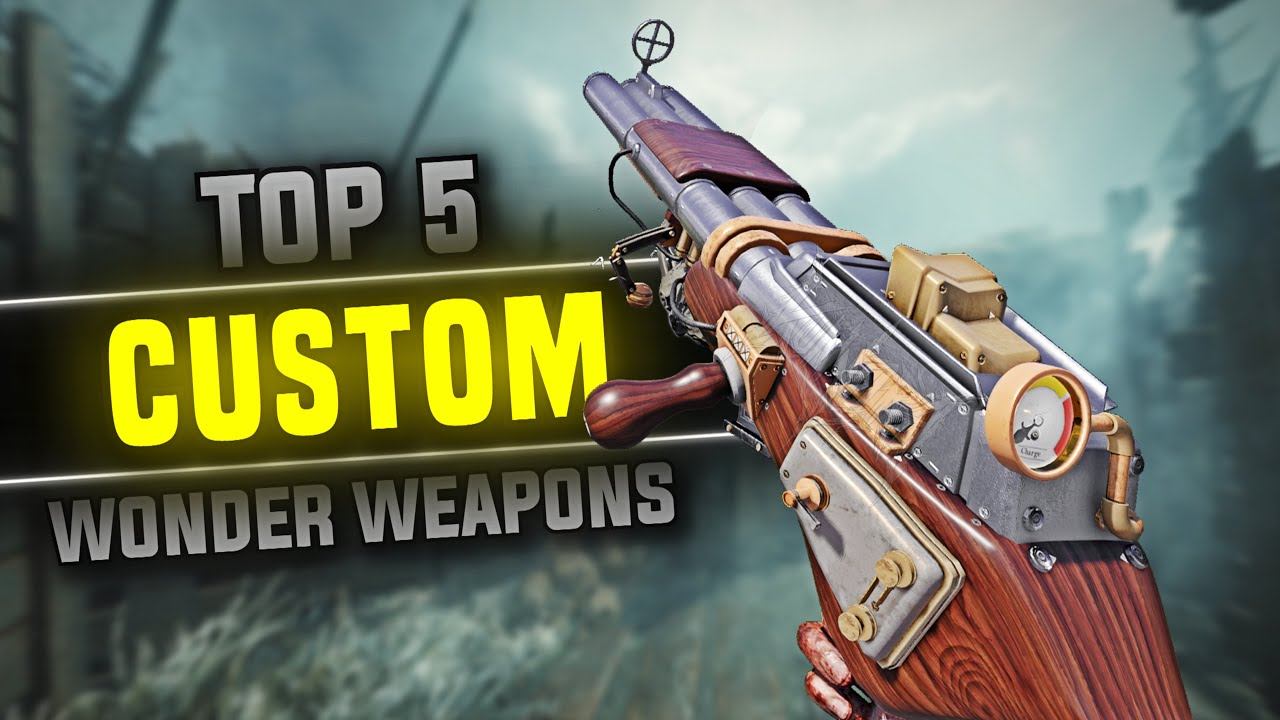 Top 5 Custom Zombies Wonder Weapons... (Call of Duty Black Ops 3) - YouTube