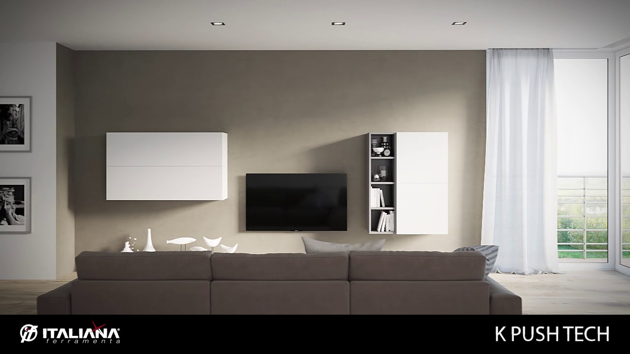 K PUSH TECH Push Catches - Italiana Ferramenta - YouTube