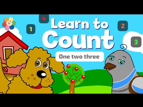Learning One two three || with spellings || Counting #counting1234 # ...