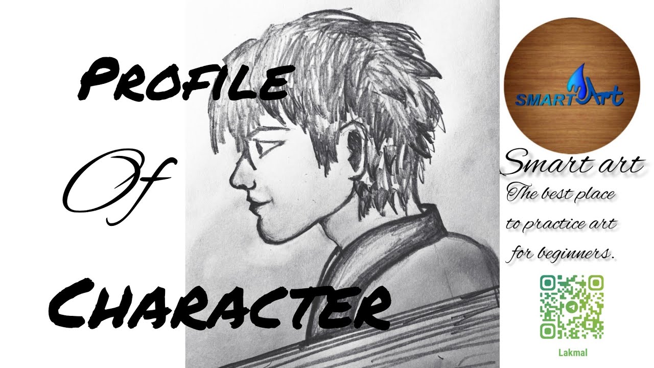 How to draw & complete the profile of a two dimensional character #art ...