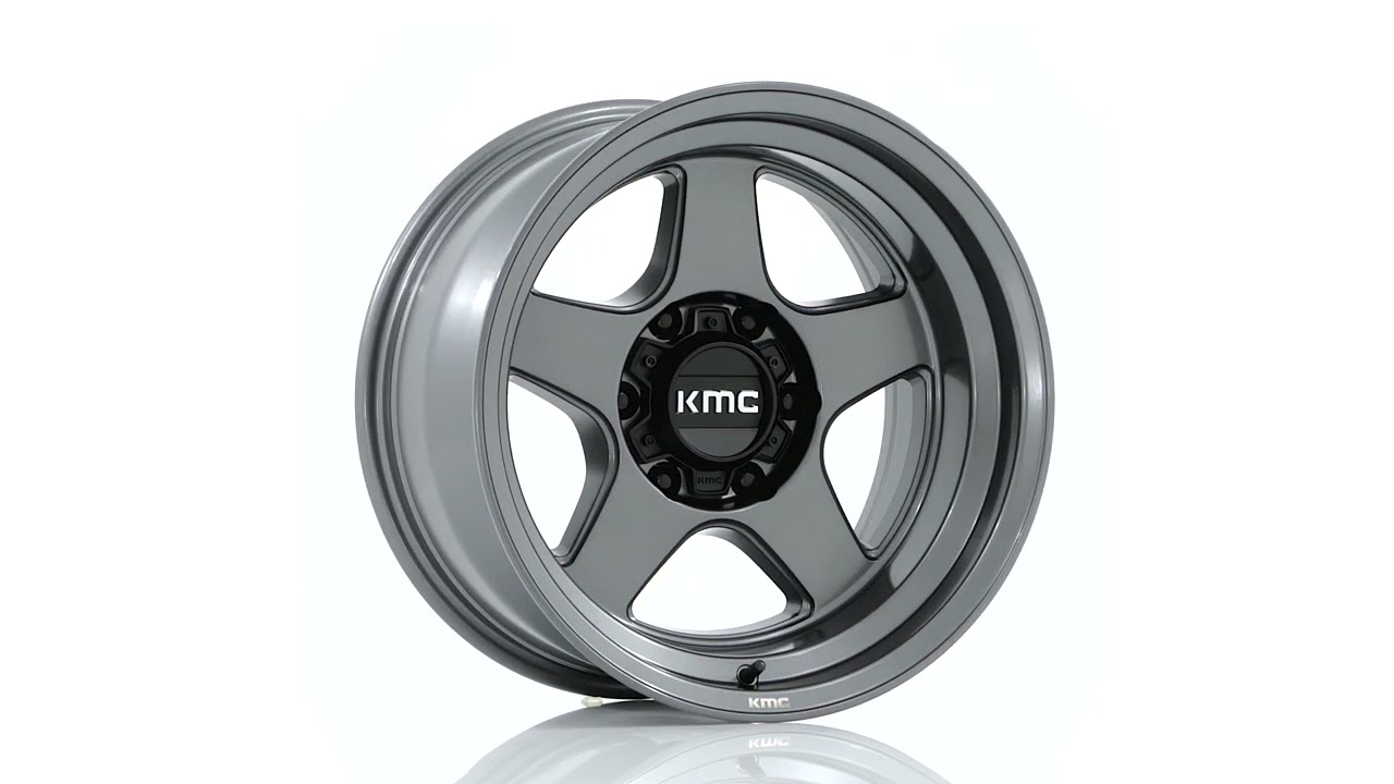 KMC WHEELS - KM728 LOBO - MATTE ANTHRACITE - YouTube