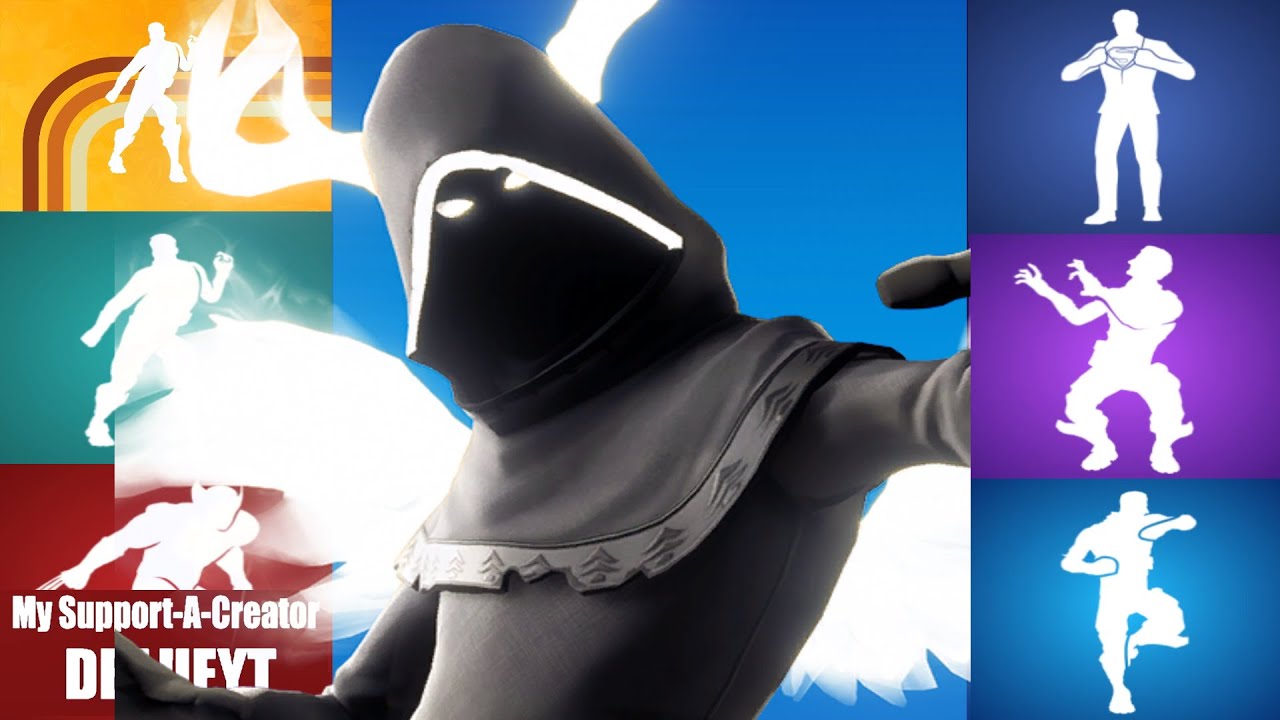 Perfect Shadow Performs All Emotes & Dances in Fortnite - YouTube