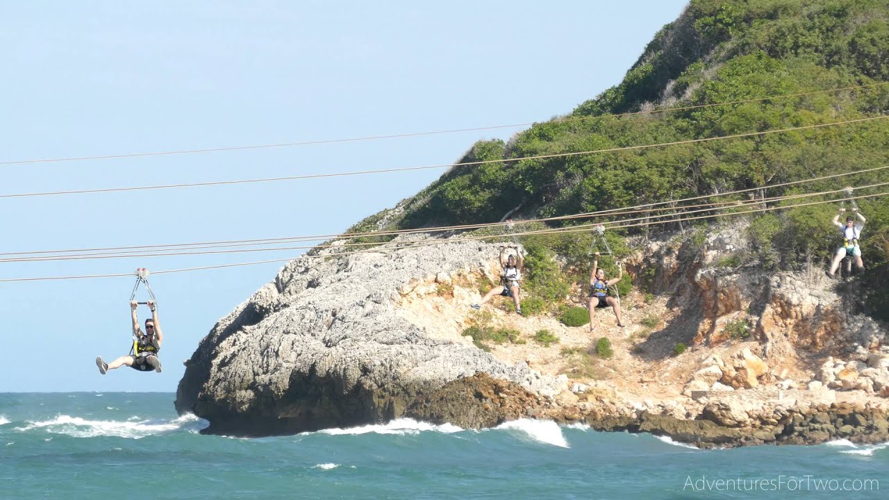 World's Longest Zip Line Over Water: Dragon's Breath in Labadee, Haiti ...