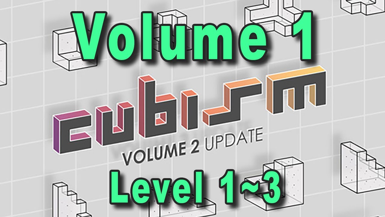 [ VR ] 큐비즘(cubism) VR 3차원 퍼즐 게임 - Volume1 Level1~3 "해법 영상" - YouTube