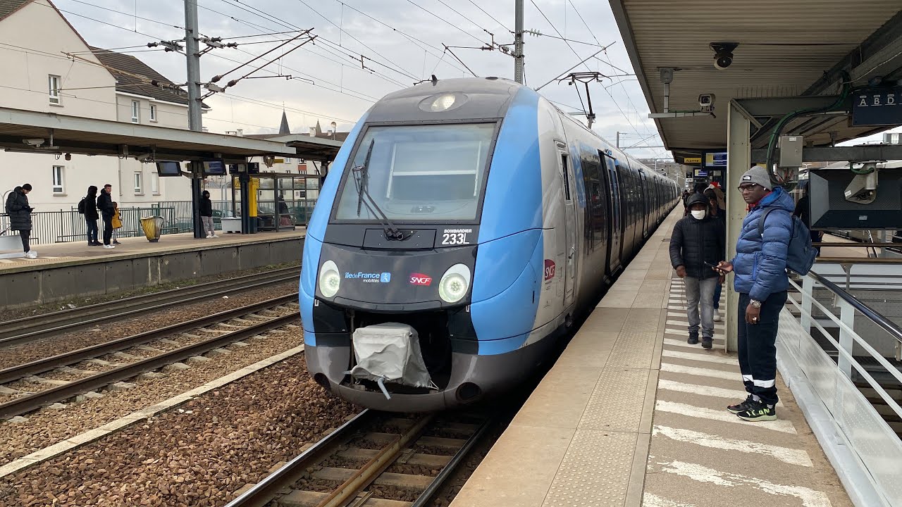 (Transilien j) trajet à bord d’un Z50000 Poissy paris saint lazare ...