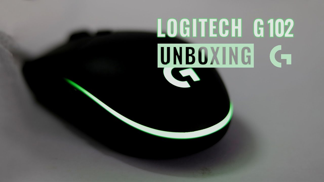 Logitech G102 Light Sync Gaming Mouse Unboxing - YouTube