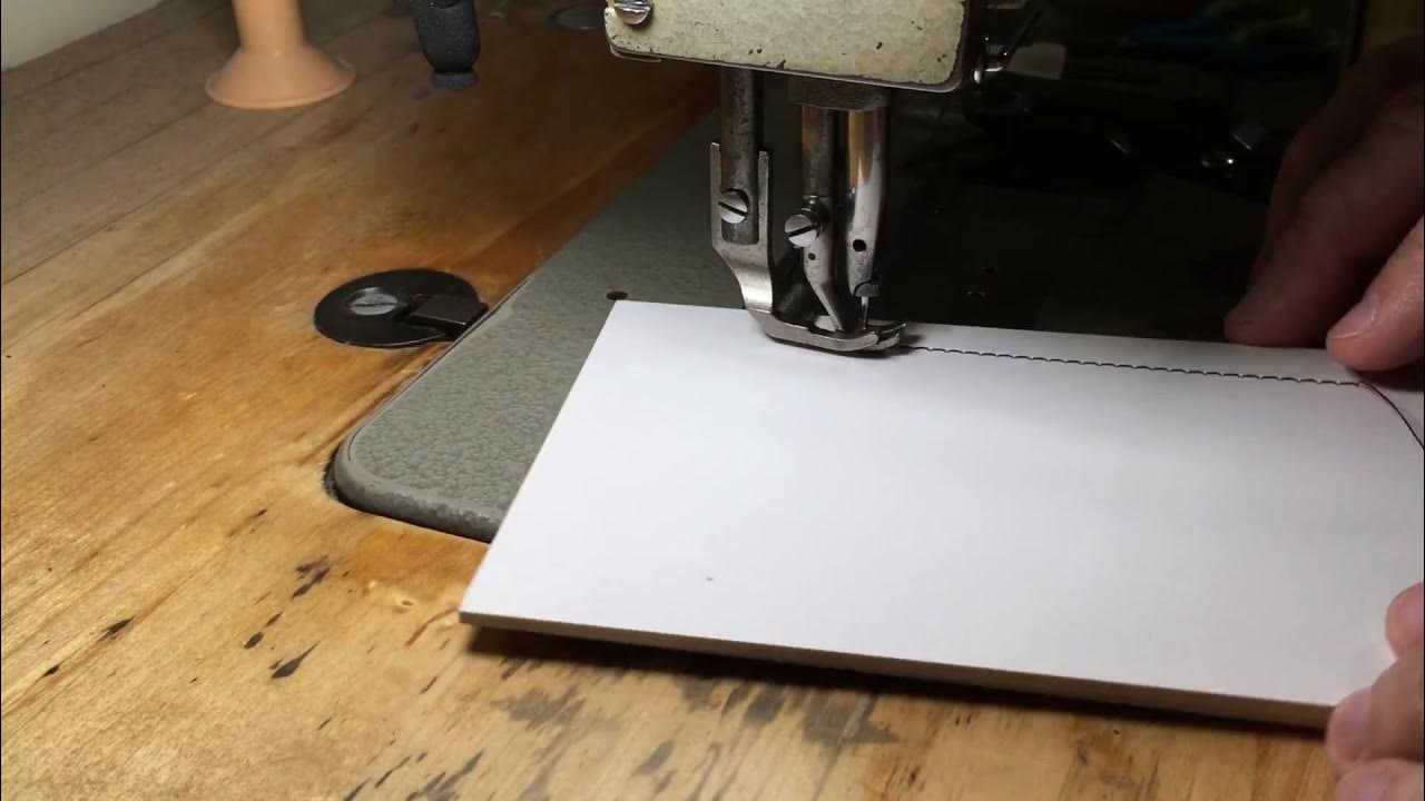 Pfaff 145 H3 walking foot sewing machine with servo motor, work on 6mm plastic - YouTube