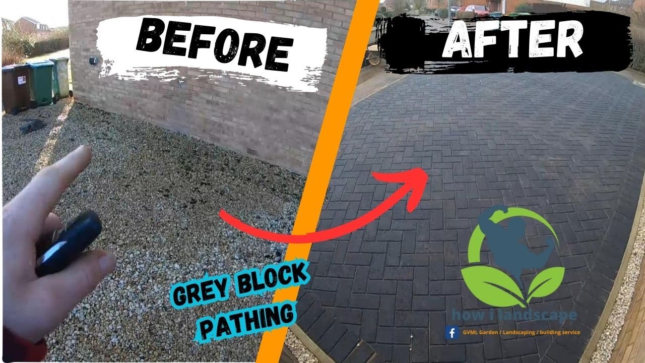 how to build block pathing grey block pathing how i landscape TIME ...