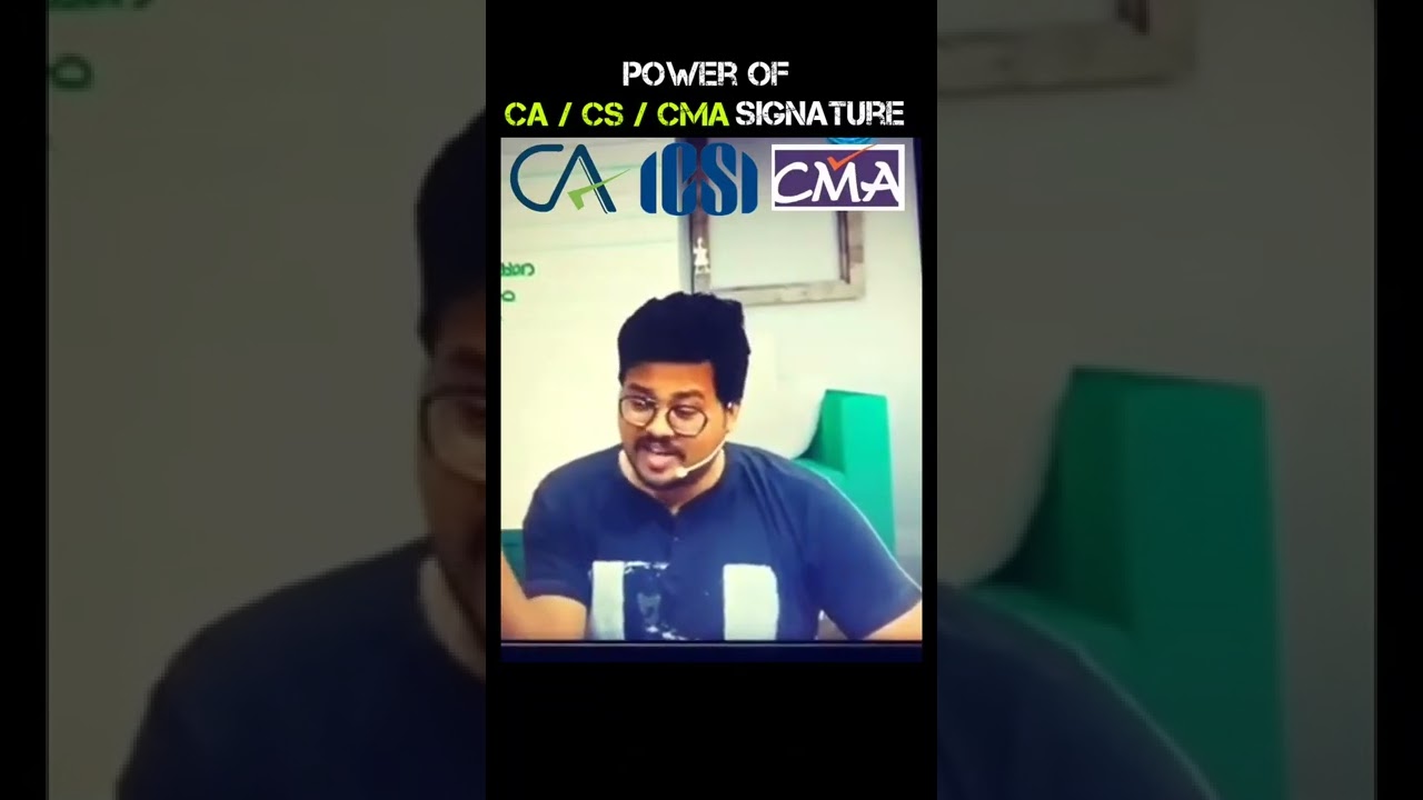 Power of CA CS CMA Signature | Motivational video | ca motivation | cs ...