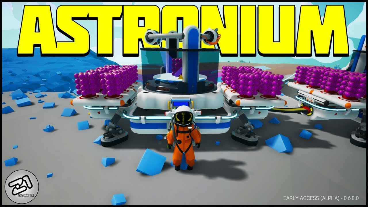 280,000 BYTES! ASTRONIUM Mining and Research! Astroneer Update Gameplay ...