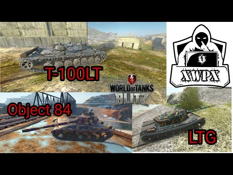 New Russian Light Tanks First Games LTG, Object 84 and T-100LT - YouTube