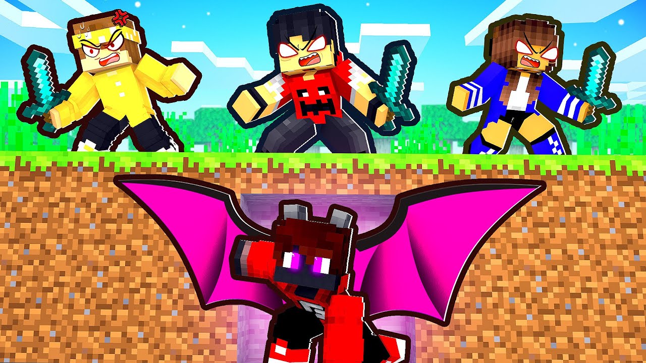 3 CAÇADORES vs 1 SPEEDRUNNER ENDER DRAGON no Minecraft - YouTube