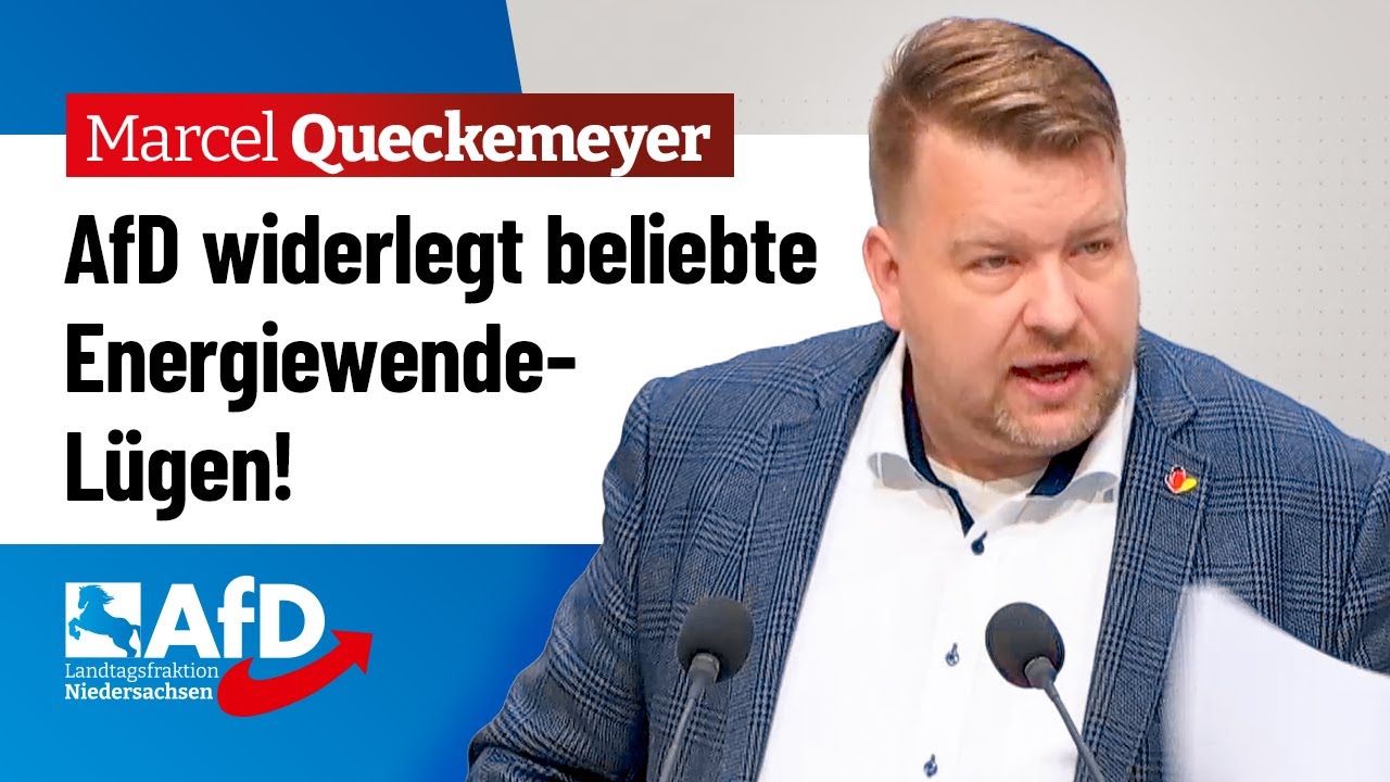 AfD widerlegt beliebte Energiewende-Lügen! – Marcel Queckemeyer (AfD ...