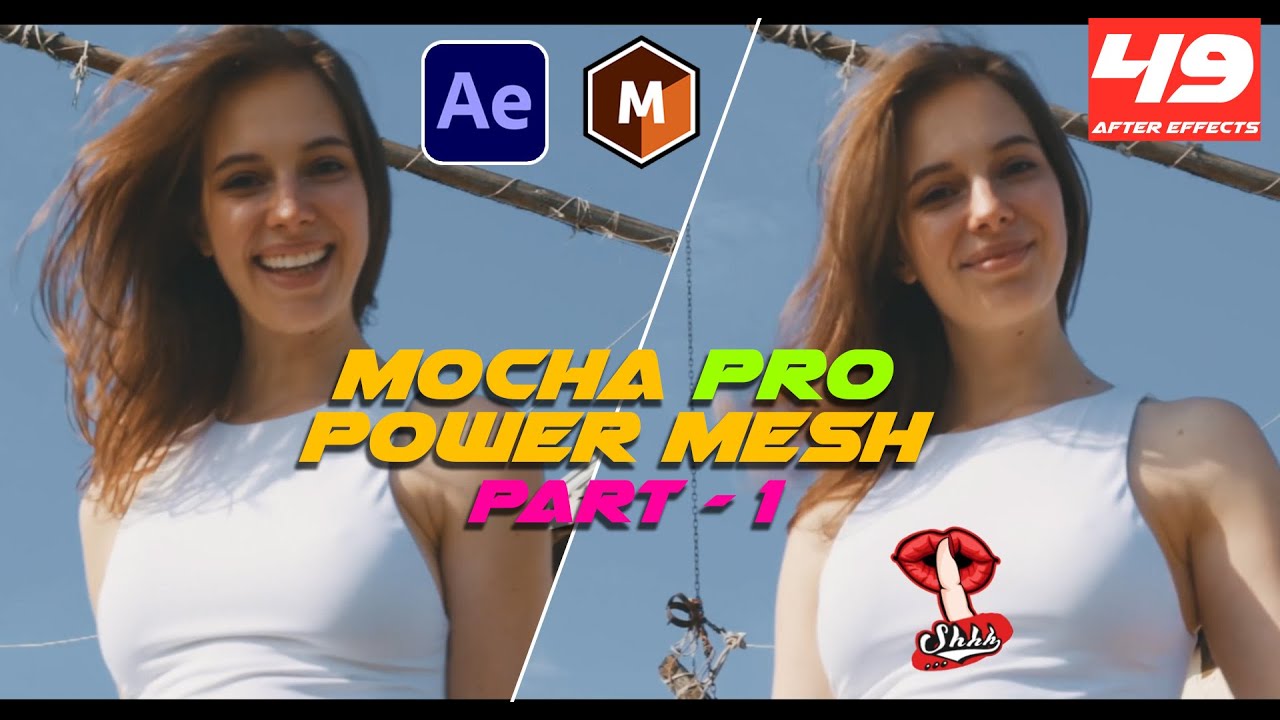 After Effects Class - 49 | T-Shirt Mockup | Power Mesh | Mocha Pro ...