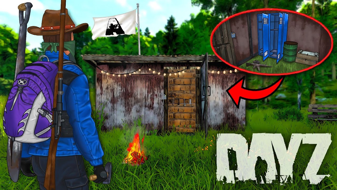 Building My Cosy Hidden Shed Base - DayZ - YouTube