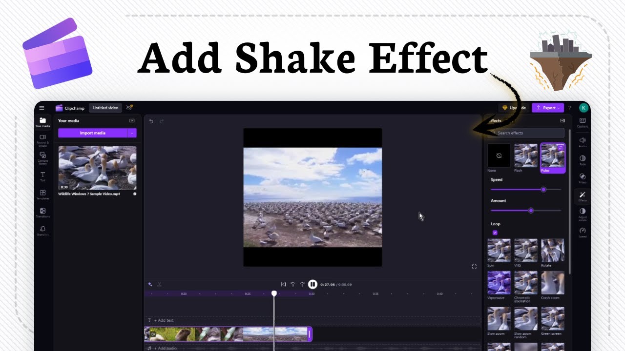 How To Get Shake Effect In Clipchamp (Motion Tips) - YouTube