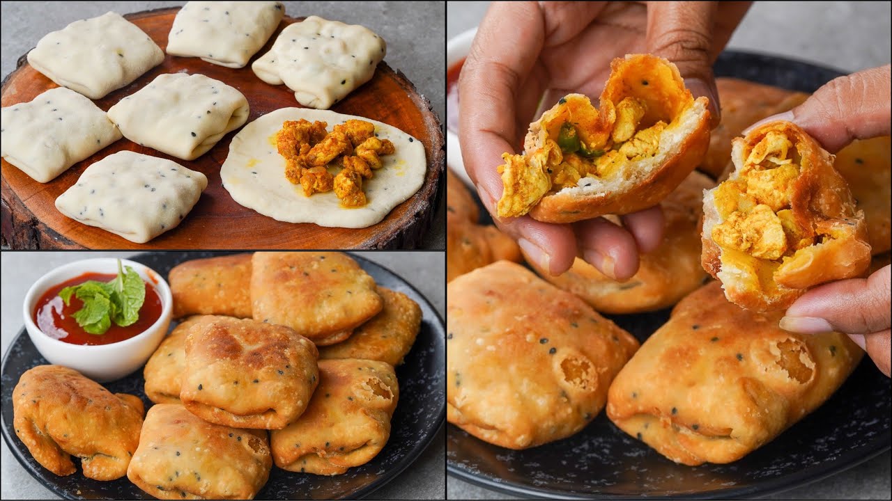 Chicken Parcel Snacks Recipe | Iftar Recipe | Crispy & Delicious ...