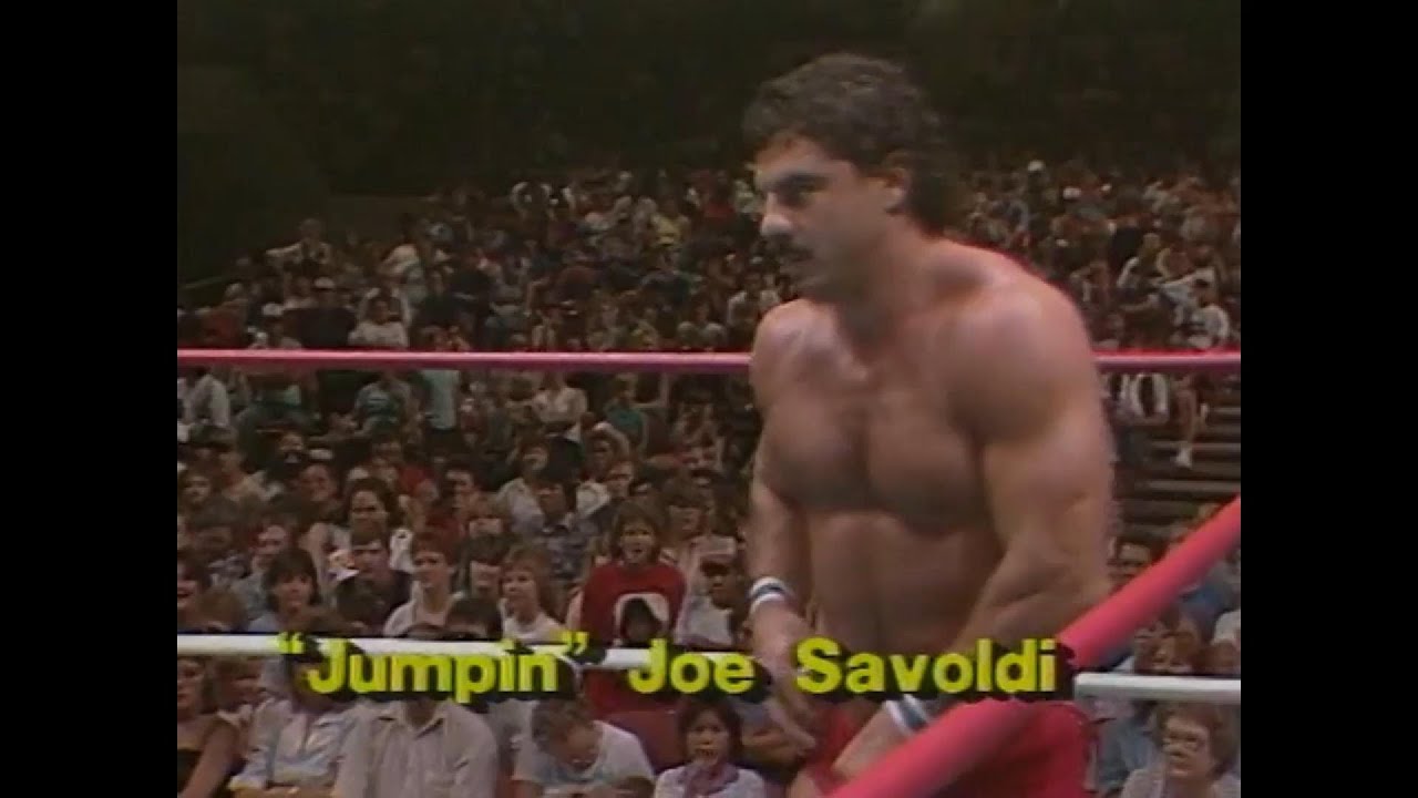 UWF action (1986) Gustavo Mendoza vs Jumpin' Joe Savoldi # ...