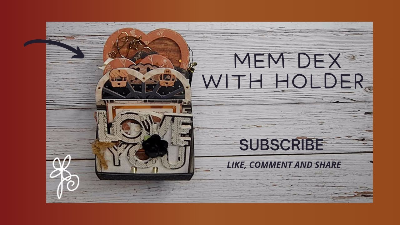 Mem Dex with holder Project Share #scrapdivadesigns - YouTube