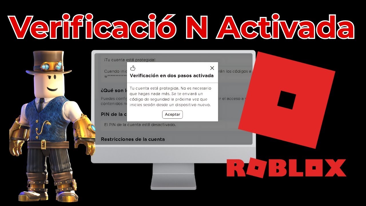Cómo activar la verificación en dos pasos en Roblox (Guía 2025) - YouTube