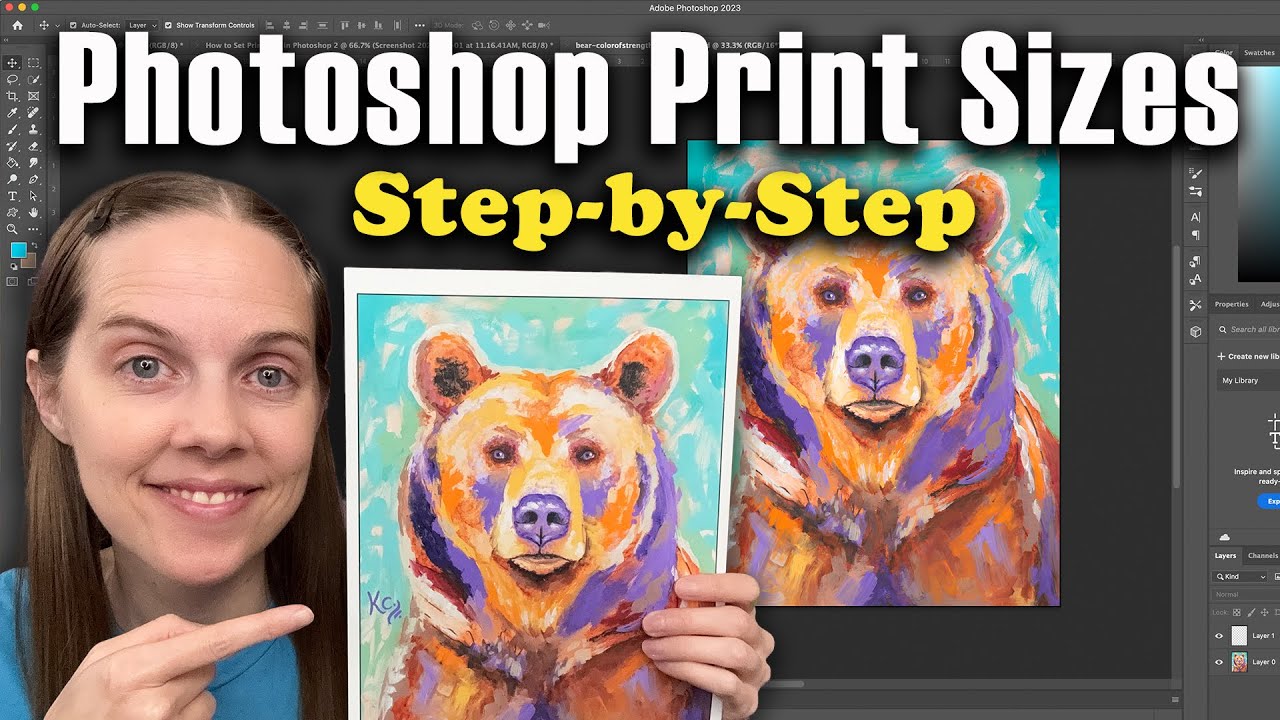 How to Set Print Size in Photoshop (Beginner-Friendly Tutorial) - YouTube