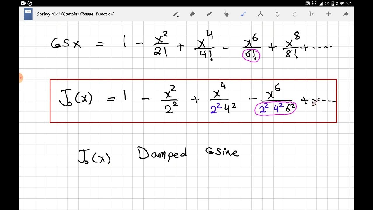 iv. Special Functions: Bessel Function - YouTube