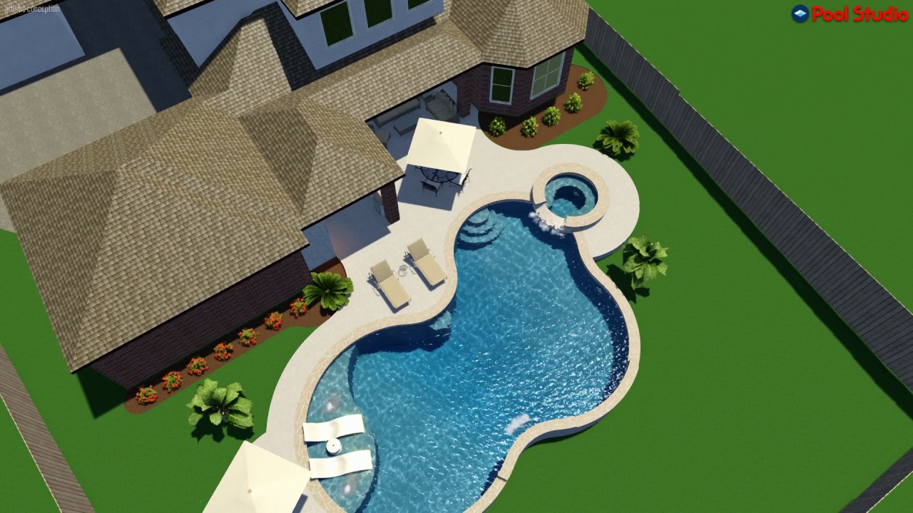 Pool Studio - 3D Swimming Pool Design Software - YouTube