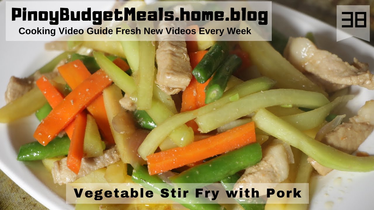 Vegetable Stir Fry With Pork Pinoy Budget Meal 38 YouTube vegetable-stir-fry-with-pork-pinoy-budget-meal-38-youtube