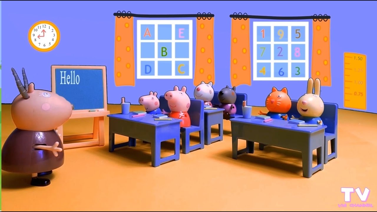 Peppa pig - at school - YouTube