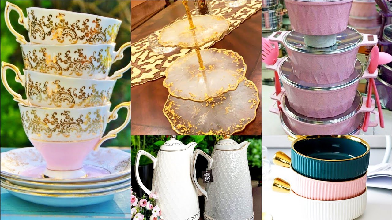 Amazon Premium Ceramic Cookware, handi, pan, serving plates, bowl, tea ...