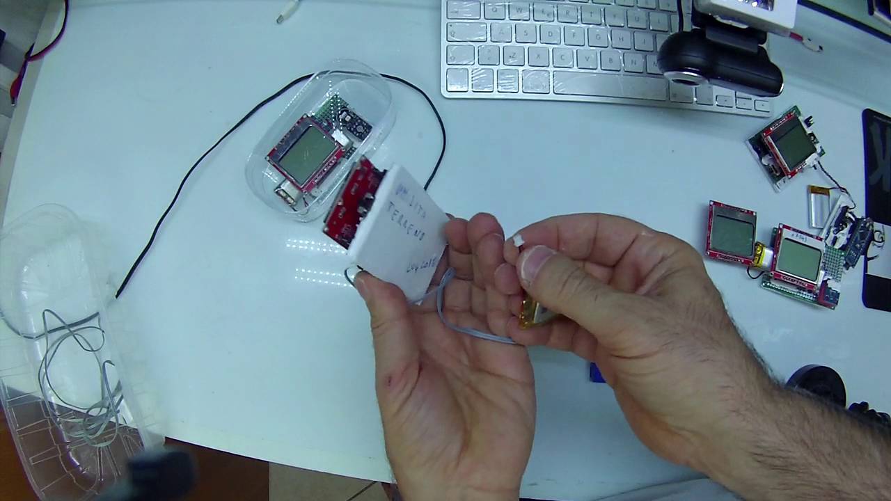 ARDUINO AND NOKIA 5110 DISPLAY PROJECTS 25 SET 2016 - YouTube